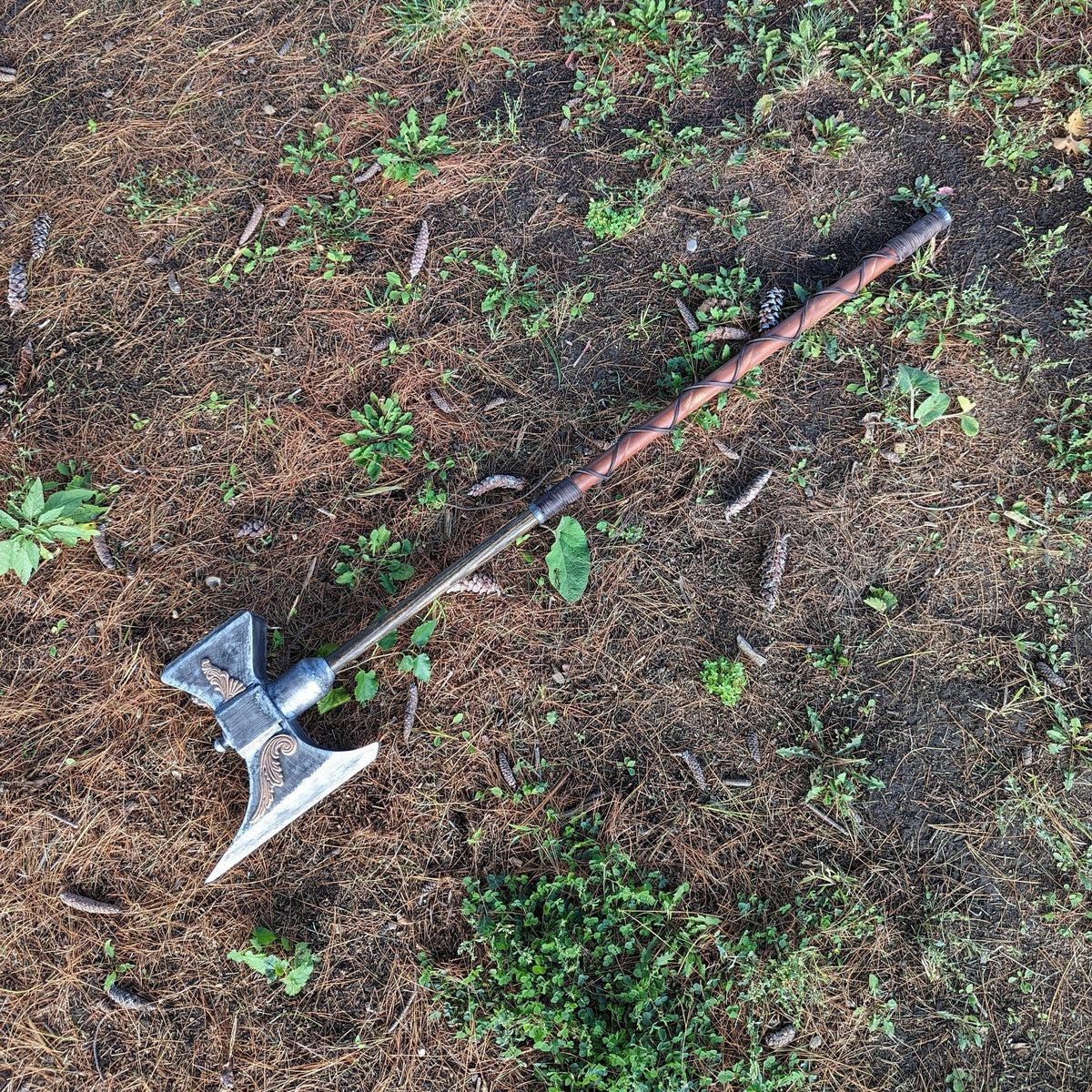 Medieval Fantasy Poleaxe Prop – Waggish Works Co